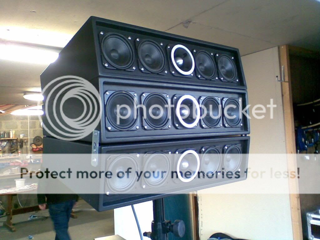 mini line array project - Speakerplans.com Forums - Page 1