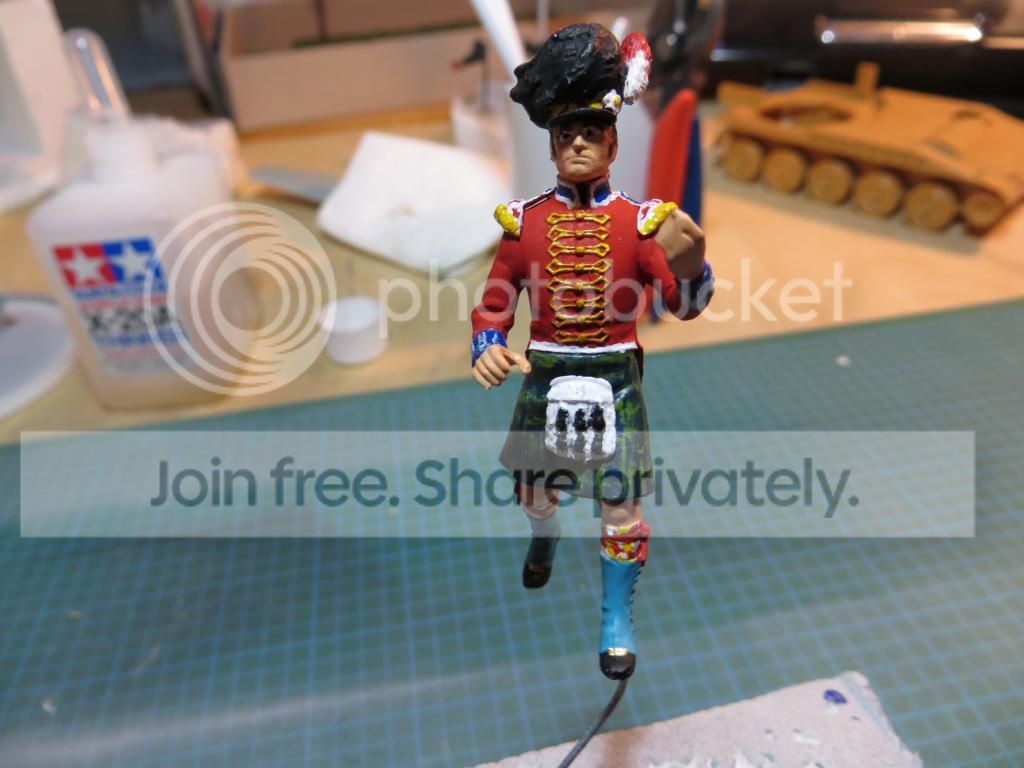 54mm Vintage Airfix 42nd Black Watch Highlander 1815 - Global Scale ...